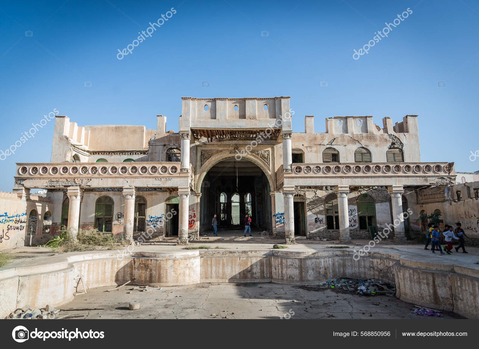 Abandoned Abdullah Suleiman Palace Makkah Province Taf Saudi Arabia — Stock Editorial Photo ...