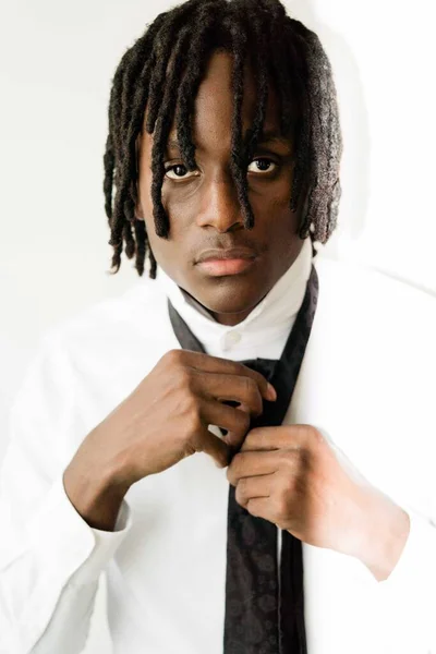 Black Man In Suit Dreads