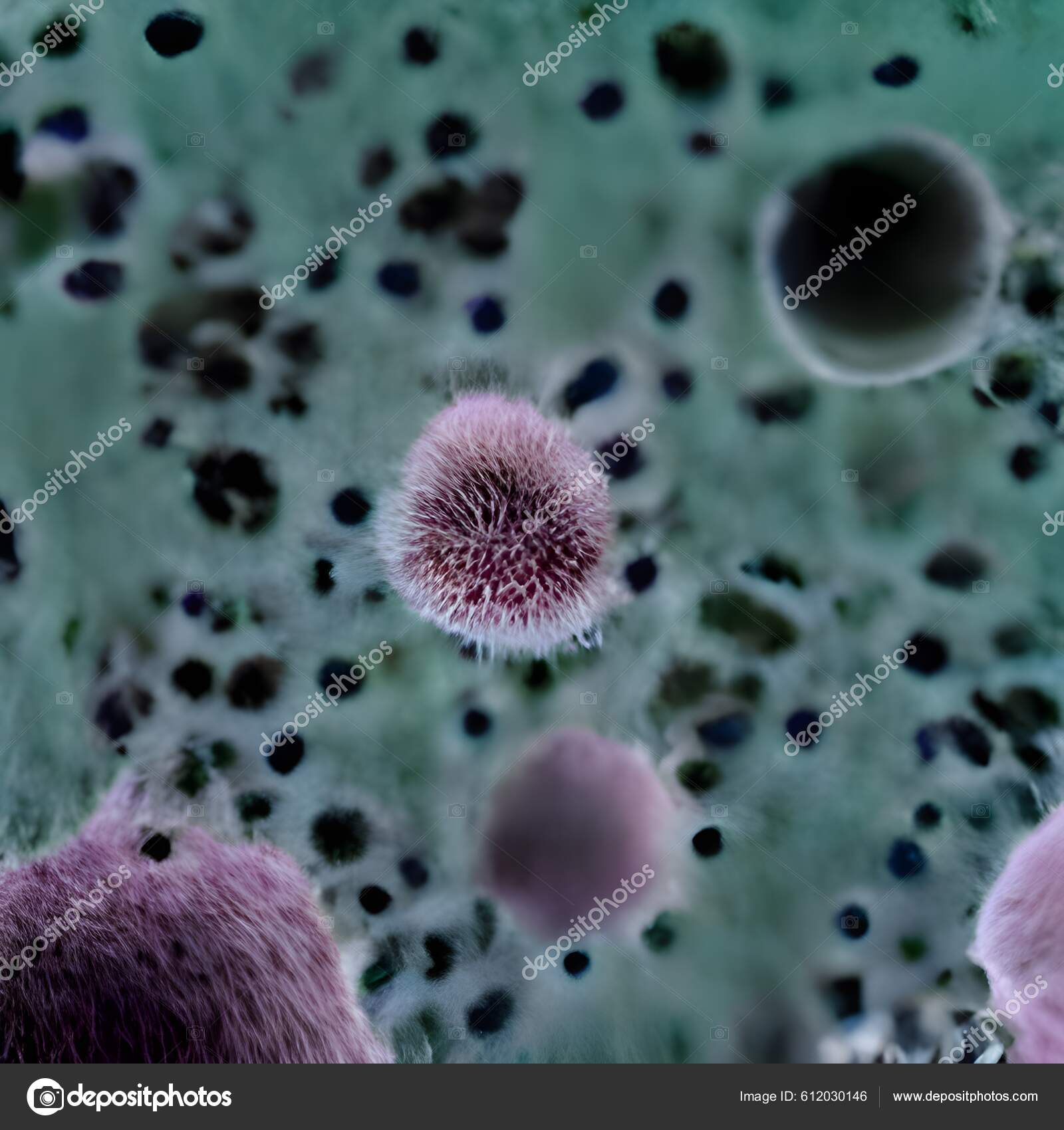 Microscopic View Floating Influenza Virus Cells Dangerous Illness ... Microscopic View Floating Influenza Virus Cells Dangerous Illness ...