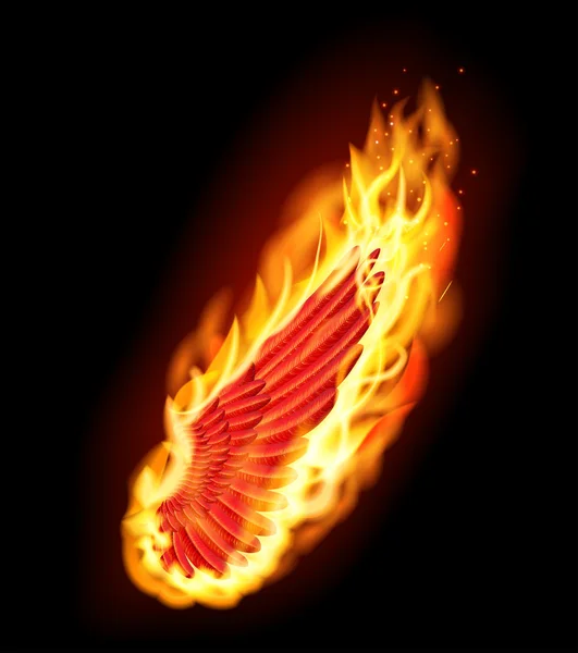 Blue fire wings — Stock Photo © BS_Lexx #16368813