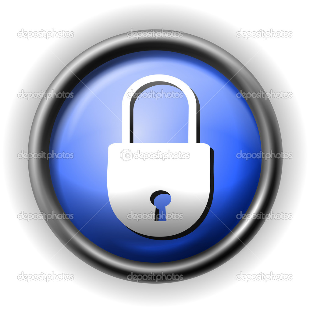 Glass closed lock icon Stock Vector by ©BS_Lexx 17474171