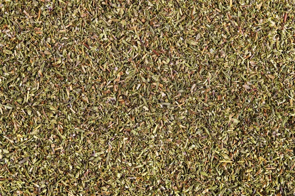 Especia de tomillo seco para el fondo de los alimentos. 2024