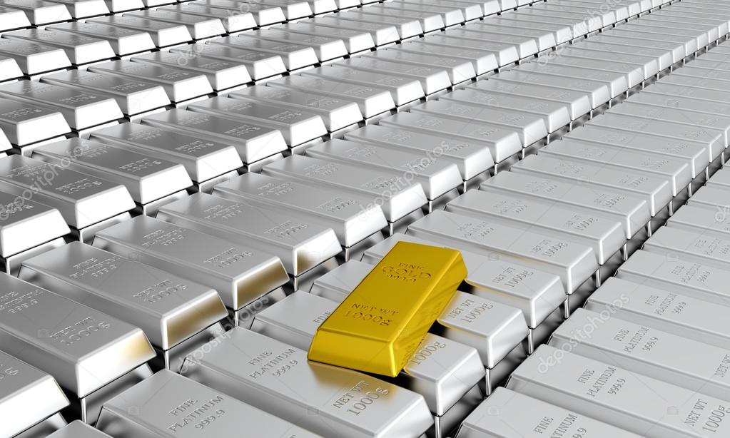 Platinum And Gold Bars