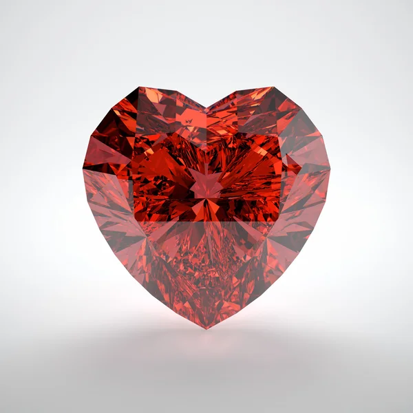 Red heart shaped ruby Stock Photo by ©Rozaliya 1579720