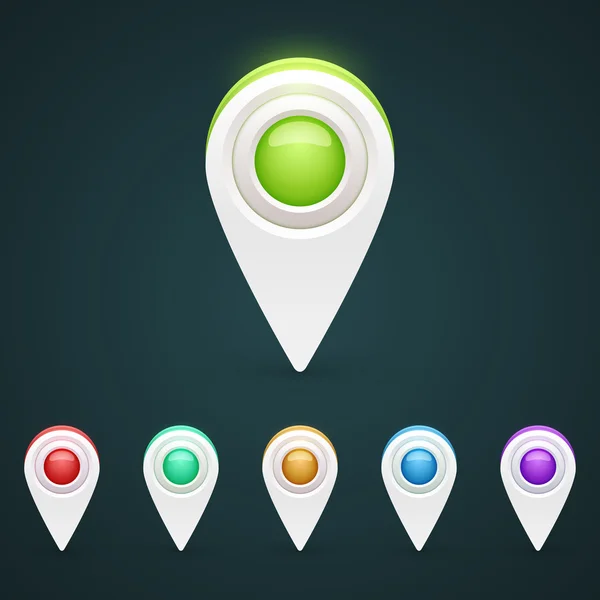 3d map marker Vector Images, Royalty-free 3d map marker Vectors ...