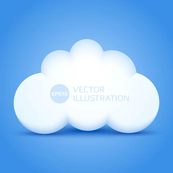 White cloud vector illustration Stock Vector Image by ©Euco #18460925
