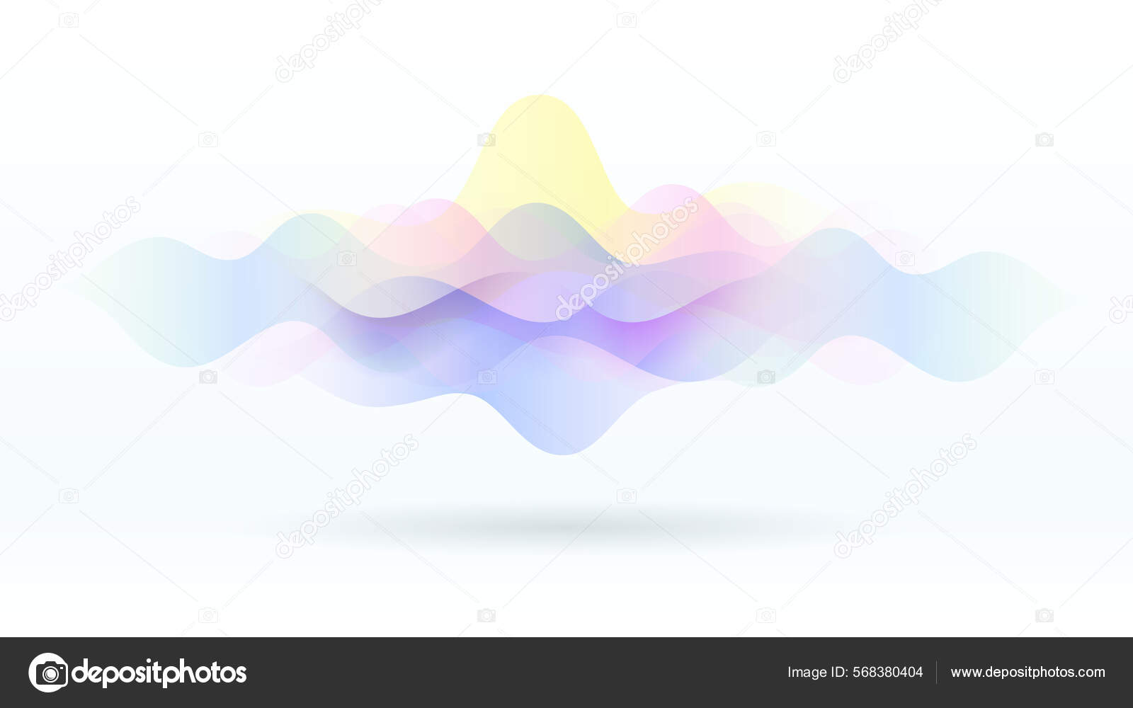 Motion Sound Wave Ripple Elements Abstract Vector Background Stock ...