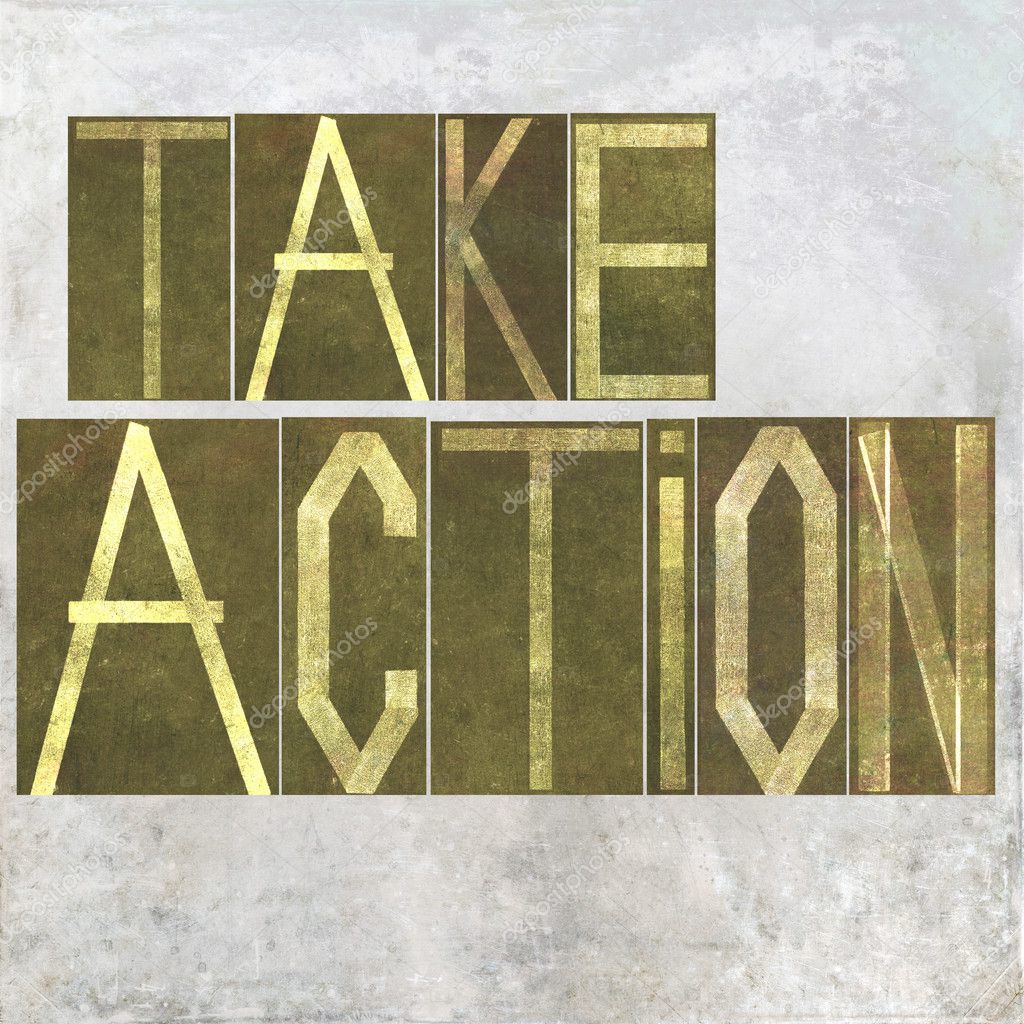 Earthy background image and design element depicting the words "Take ...