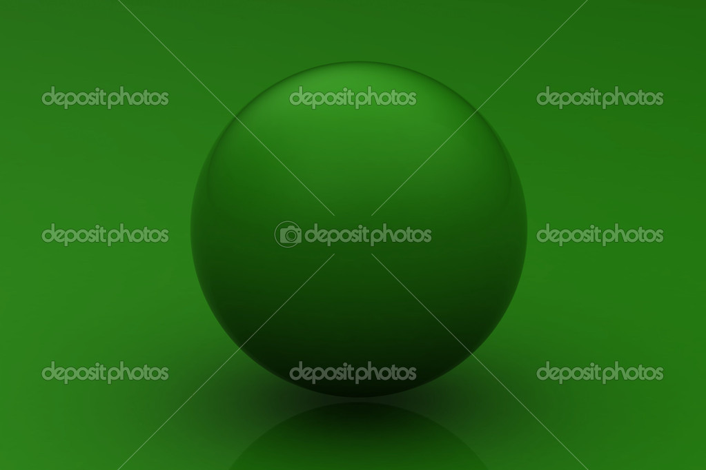 Green ball — Stock Photo © Boykung #15002841