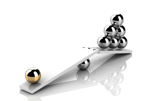 Disbalance (high resolution 3D image) Stock Photo by ©Boykung 22097355