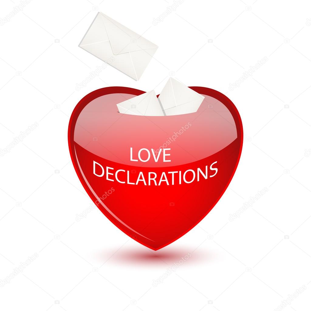 Valentine mailbox for love declarations Stock Vector by ©1001_holiday ...