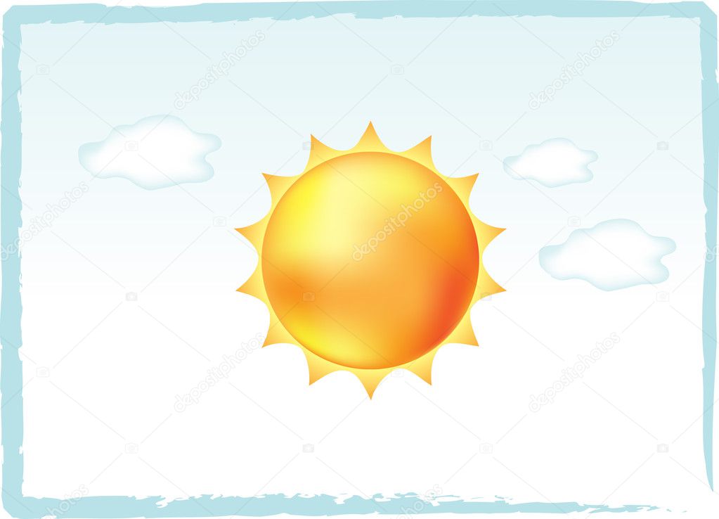 Sol dos desenhos animados Vetor de stock de ©1001_holiday 43311161