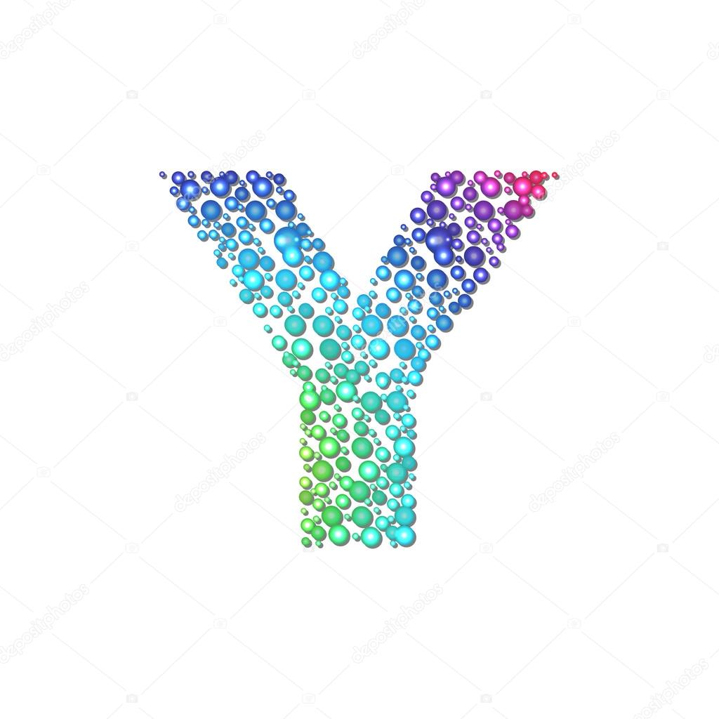 Circle rainbow letter Y Stock Vector Image by ©1001_holiday #43361513