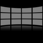 Grey screens forming a panel Stock Photo by ©Wavebreakmedia 13963295