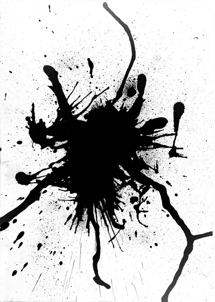 Black paint messy splatter Stock Photo by ©Wavebreakmedia 24146053