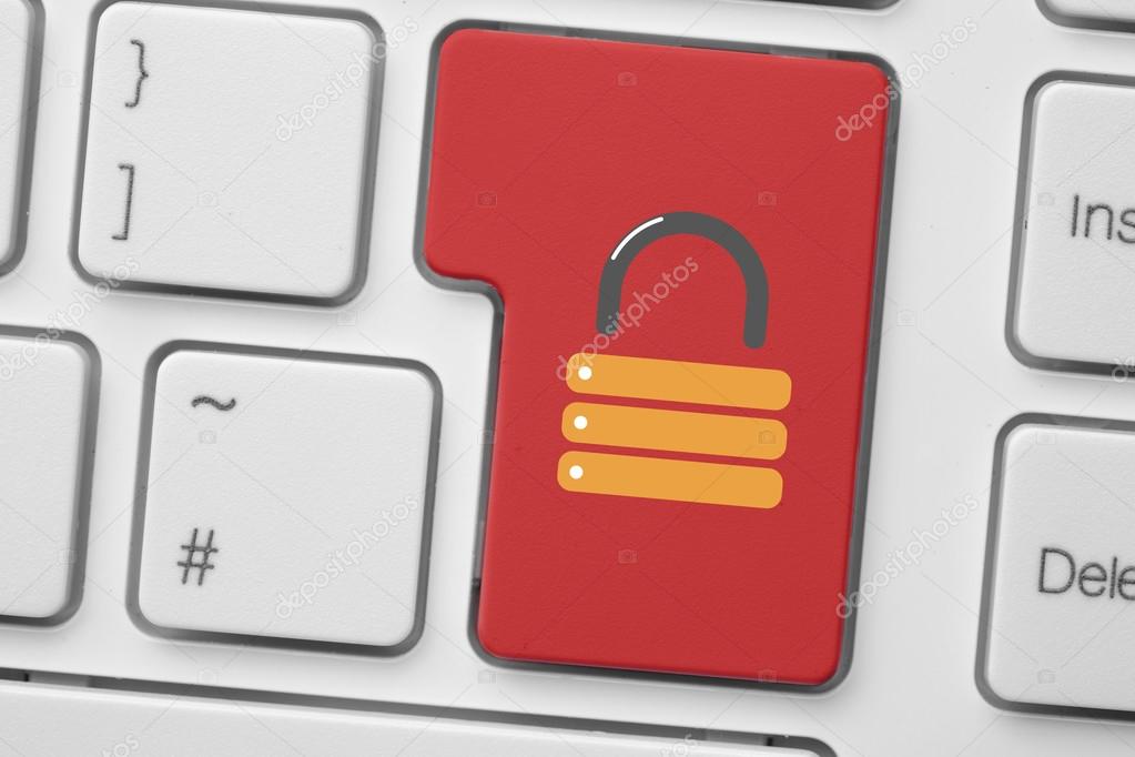 Red enter button on keyboard ⬇ Stock Photo, Image by © Wavebreakmedia ...