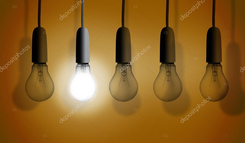 Second light bulb lighting Stock Photo by ©Wavebreakmedia 25719931