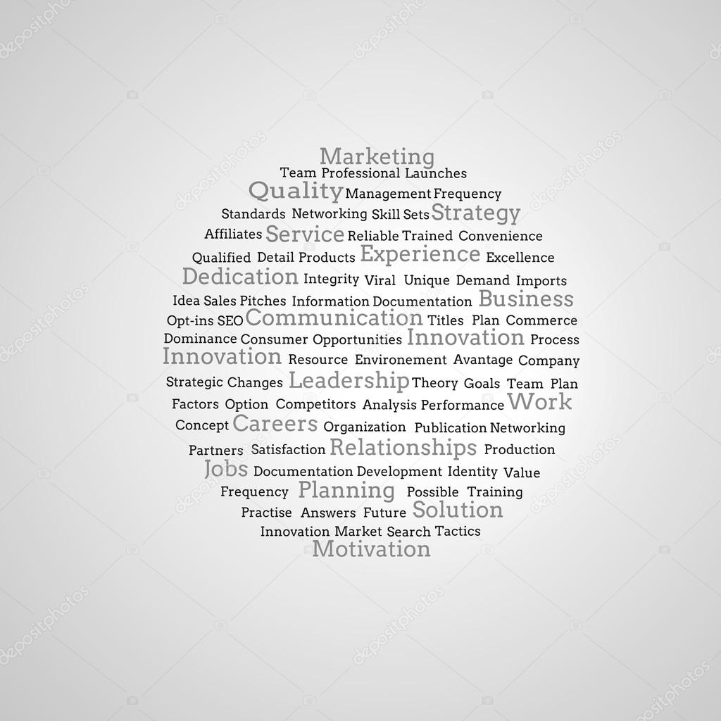 Group of marketing terms — Stock Photo © Wavebreakmedia #25733231