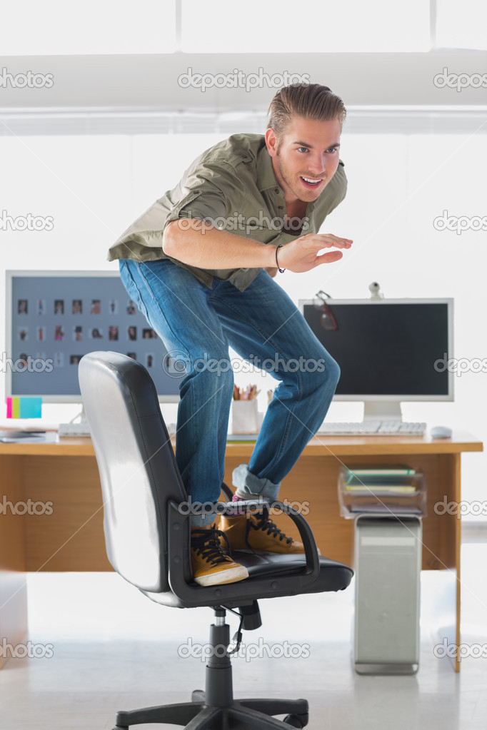 Person Standing Up From Chair