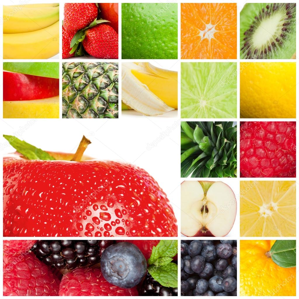 Collage of fruits — Stock Photo © Wavebreakmedia #28056657