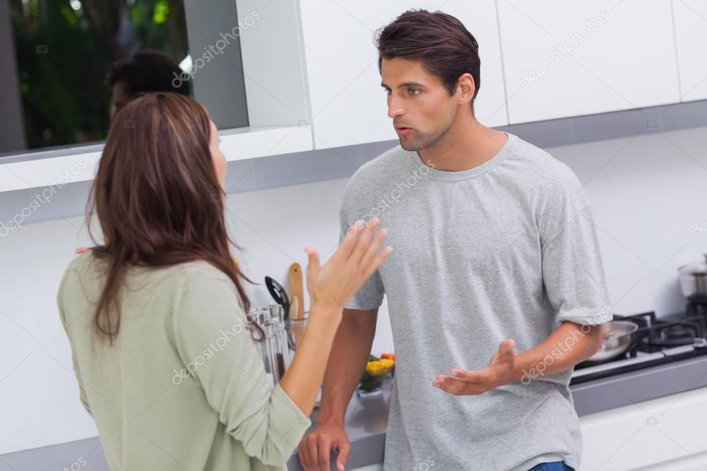 Couple arguing in the kitchen Stock Photo by ©Wavebreakmedia 28057659