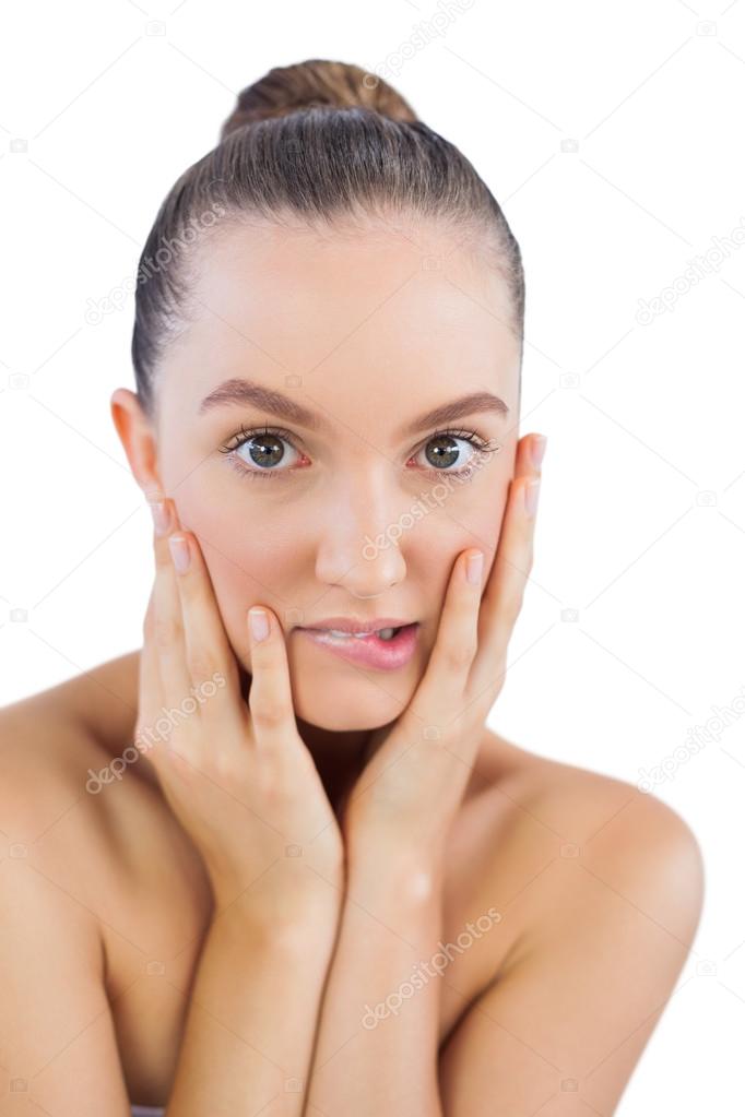 Nervous model posing Stock Photo by ©Wavebreakmedia 29447311