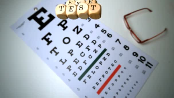 Eye Test Chart Vector. Letters Chart. Vision Exam. Optometrist Check ...
