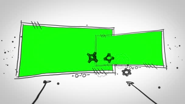 Several green screen popping up — Stock Video © Wavebreakmedia #33431115