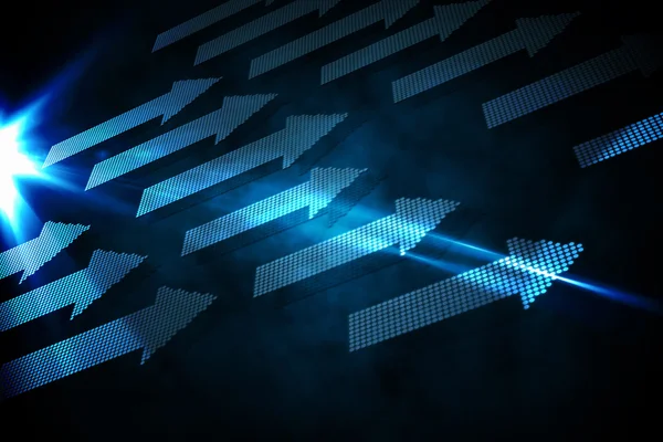 Blue arrows background Stock Photos, Royalty Free Blue arrows ...