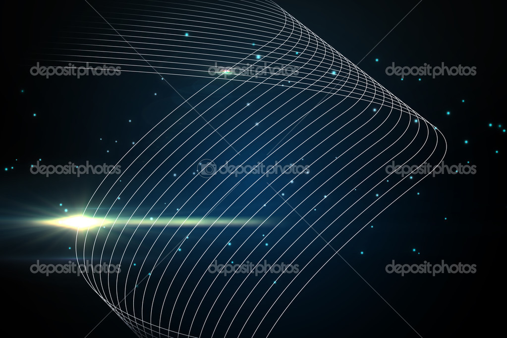 Shiny lines on black background Stock Photo by ©Wavebreakmedia 36252865