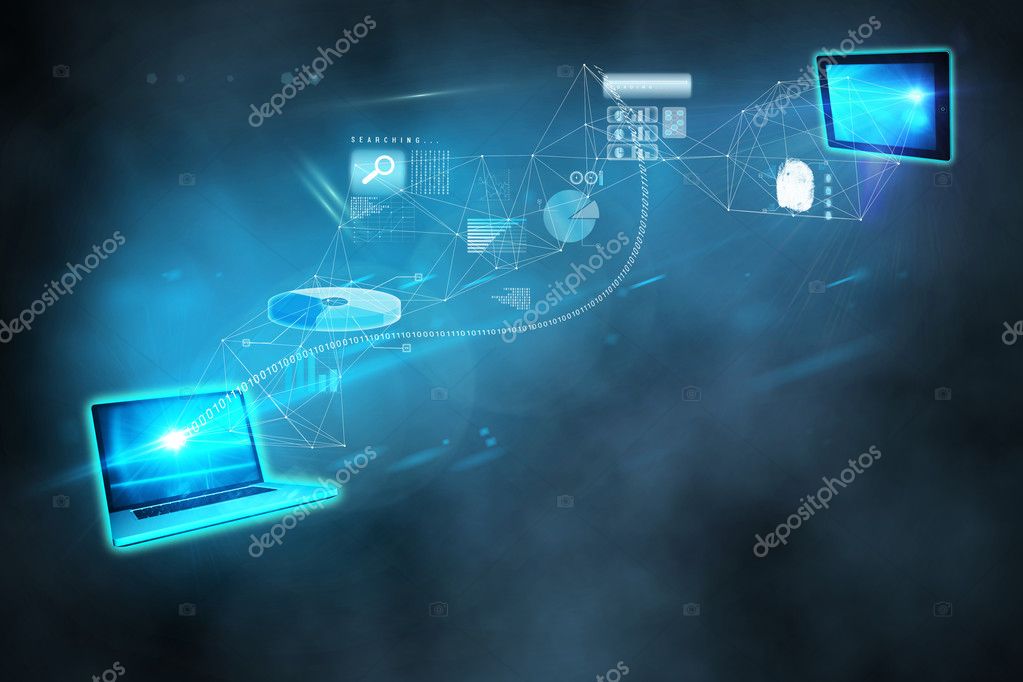 File transfer computing background Stock Photo by ©Wavebreakmedia 38457985