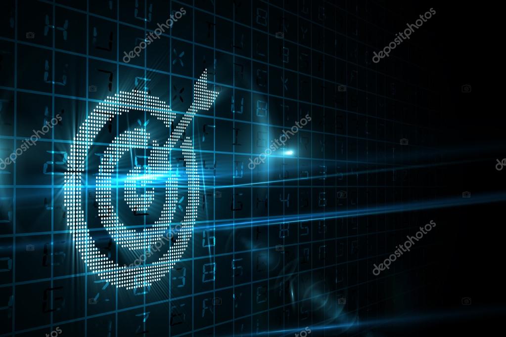 Digital target Stock Photo by ©Wavebreakmedia 38457993