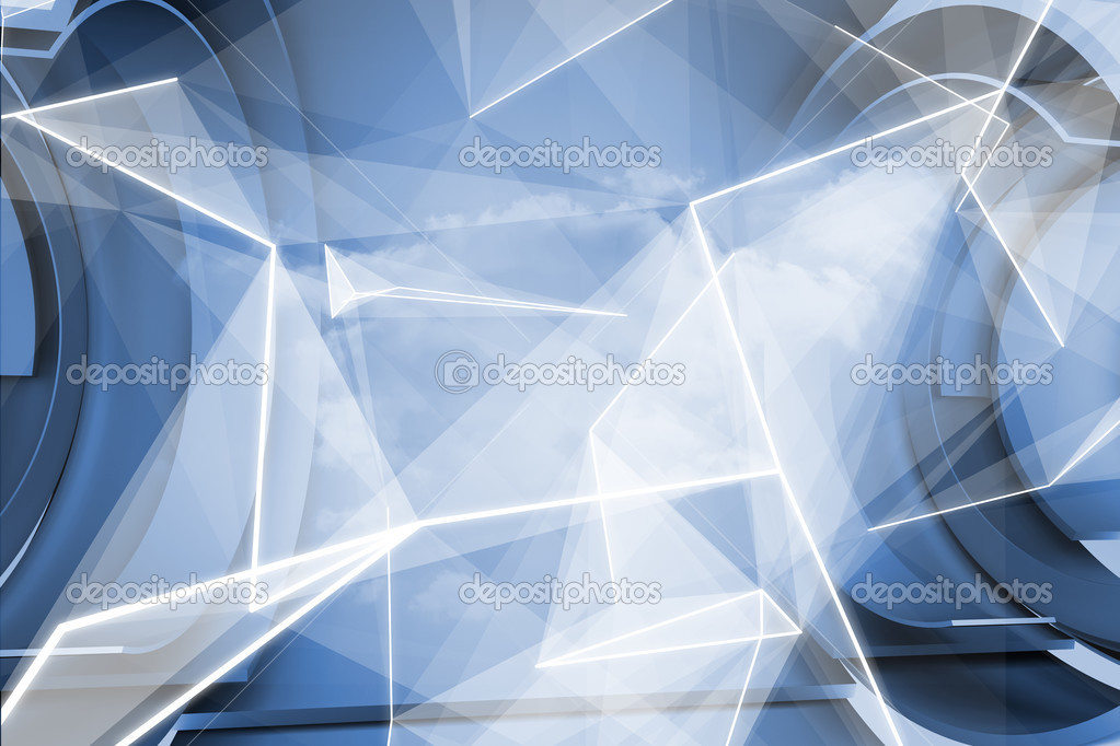White abstract design Stock Photo by ©Wavebreakmedia 38460357