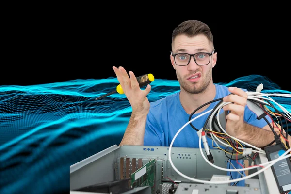 Confused IT professional - Stock Image - Everypixel