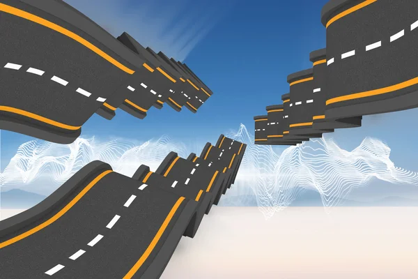 Bumpy road backdrop - Stock Image - Everypixel