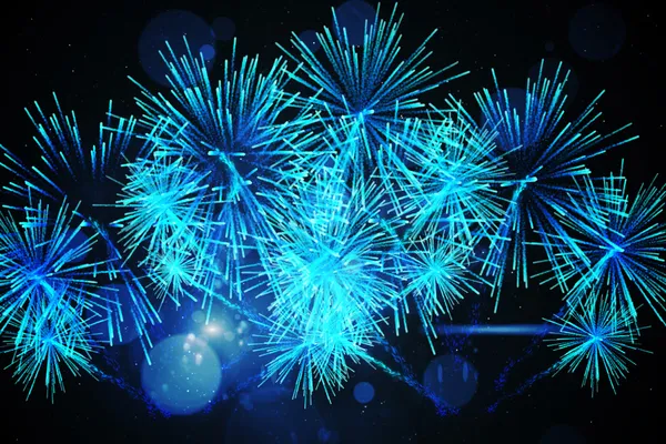 Blue background fireworks Stock Photos, Royalty Free Blue background ...