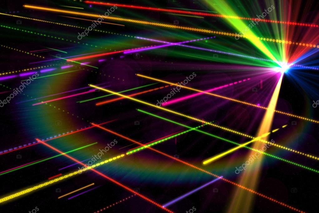 Digitally generated disco laser background Stock Photo by ...