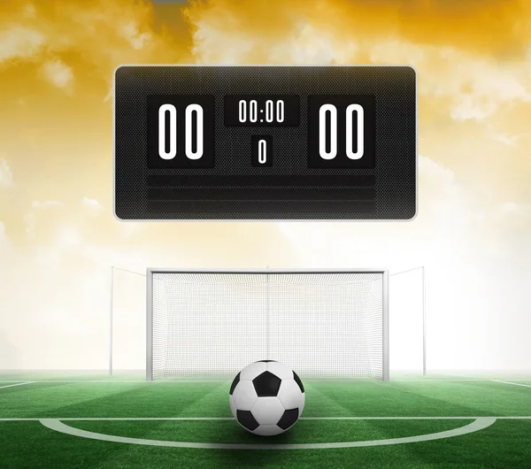 Football and scoreboard Stock Photo by ©Wavebreakmedia 46748705
