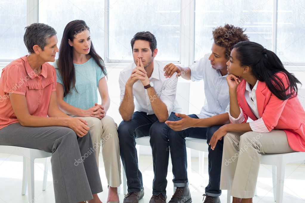 Group therapy in session Stock Photo by ©Wavebreakmedia 46787945