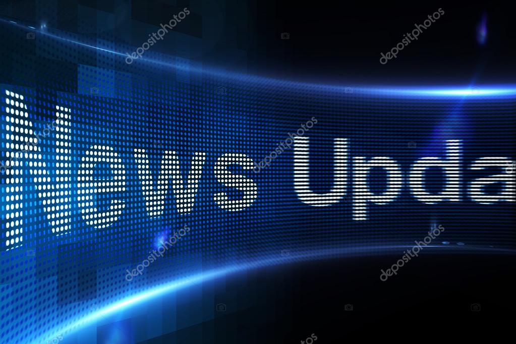 News update on digital screen — Stock Photo © Wavebreakmedia #51600835