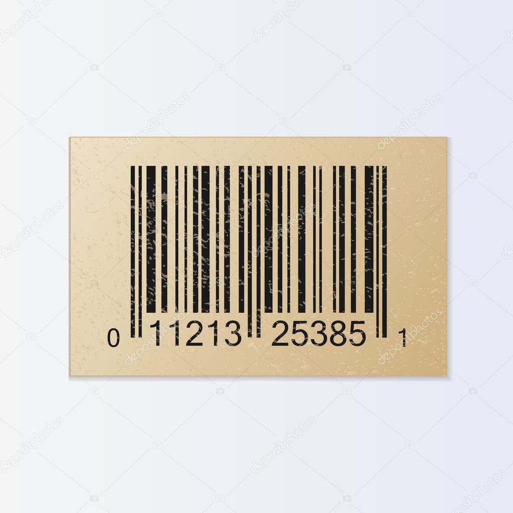 Vintage Bar Code Illustration — Stock Vector © smarques27 #50432149