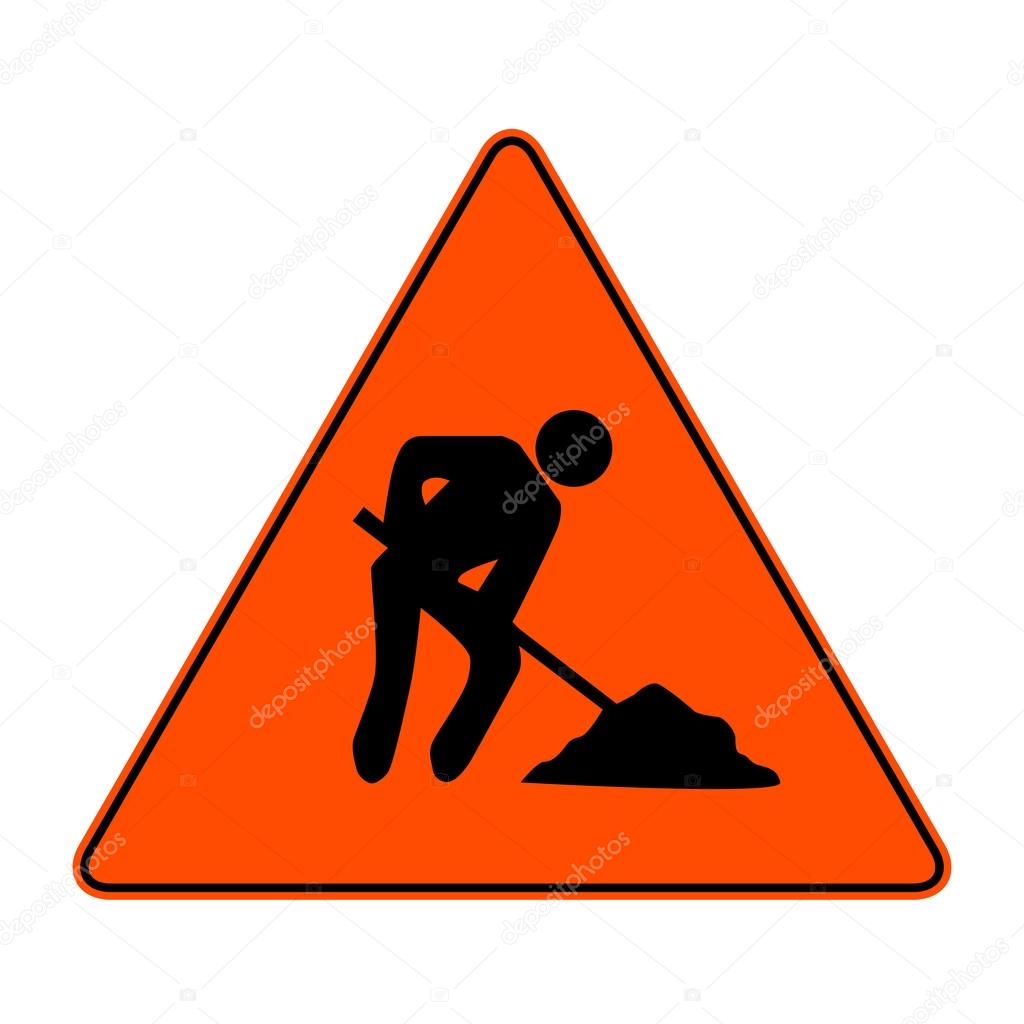 Men at work sign Stock Vector Image by ©smarques27 #50432235