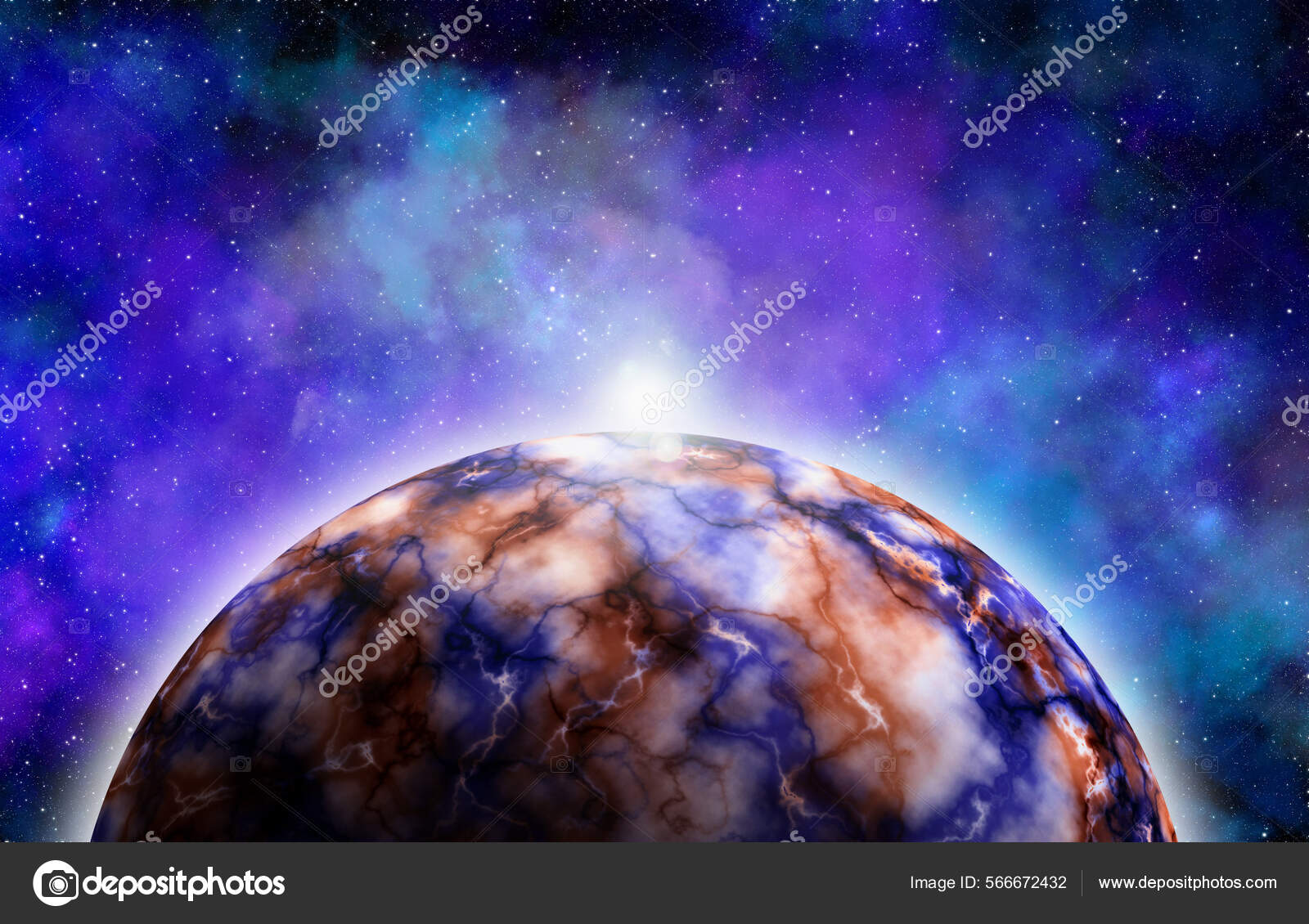 Unknown Planet Outer Space Space Nebula Cosmic Cluster Stars Outer ...