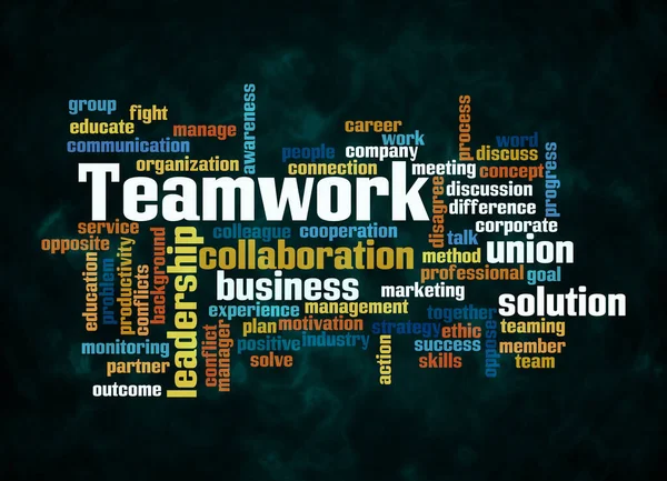 Teamwork word cloud Stock Photos, Royalty Free Teamwork word cloud ...
