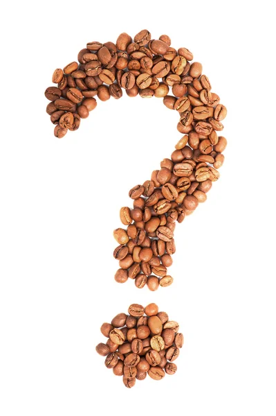 Question mark made of coffee beans Stock Photo by ©kozzi2 18420185