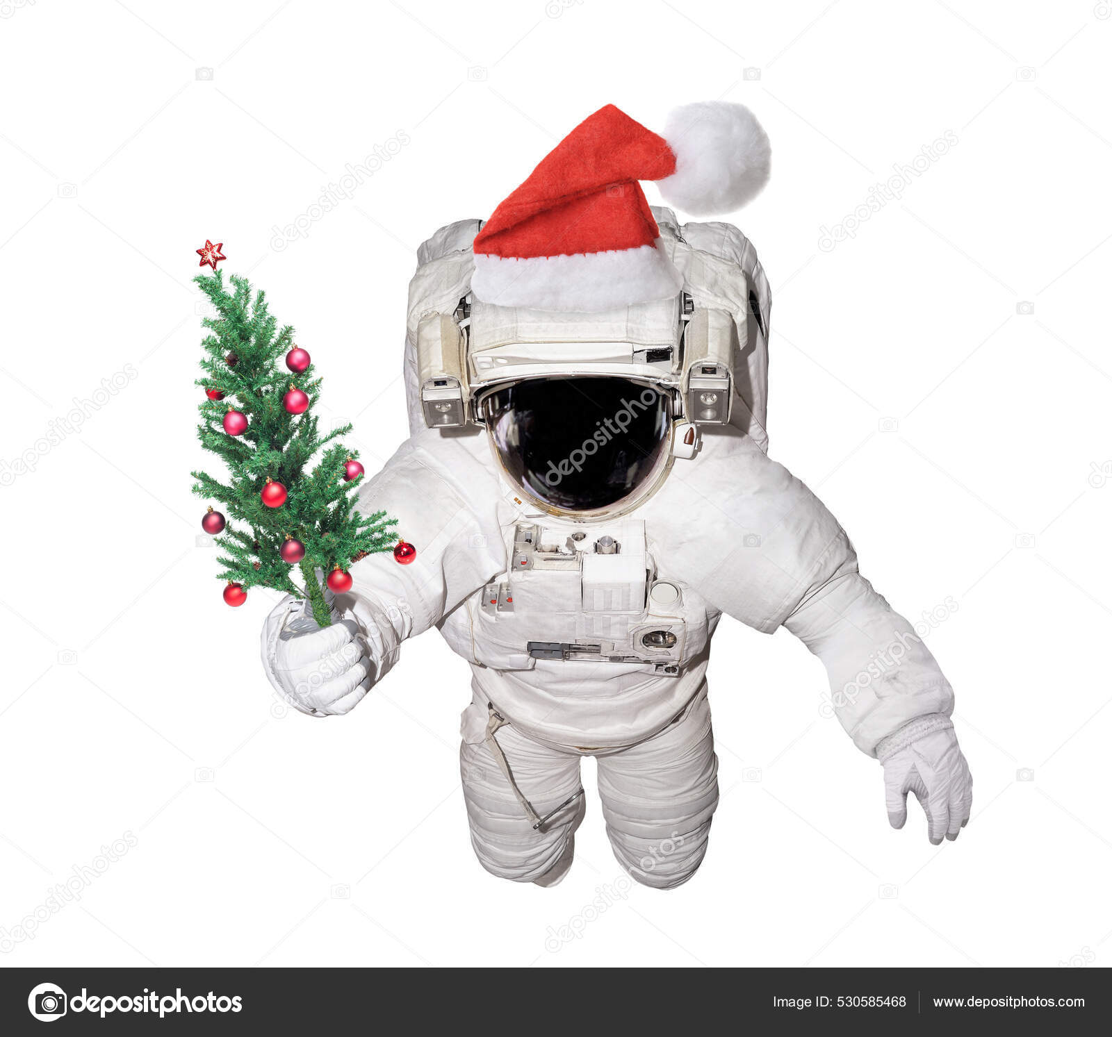 Santa In Space Suit Nasa