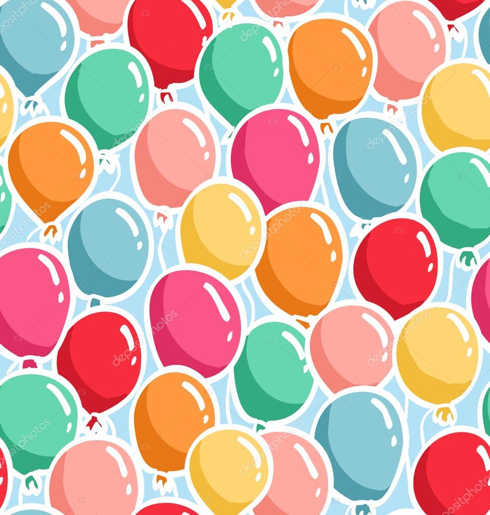 Balloons pattern Stock Vector by ©stolenpencil 24030393