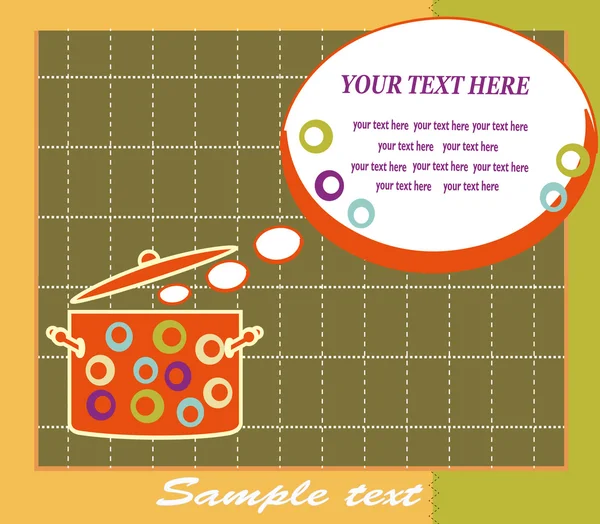 Recipe label. vector illustration Stock Vector Image by ©baigeldinov ...