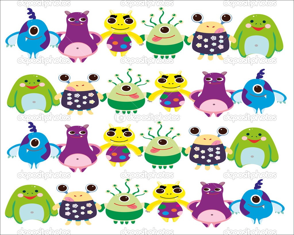 Cute alien. Vector Stock Vector Image by ©baigeldinov #19472965