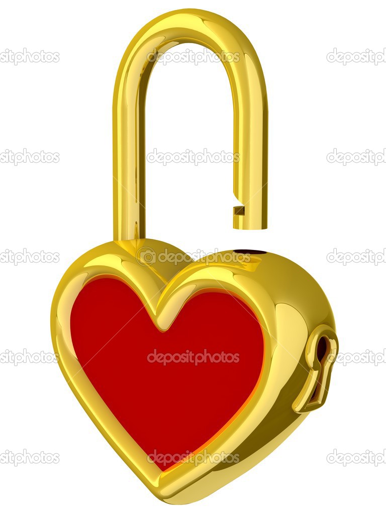 Heart lock Stock Photo by ©megastorm 45253243